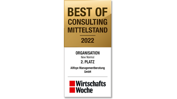 Auszeichnung „Best of Consulting“ der WirtschaftsWoche
